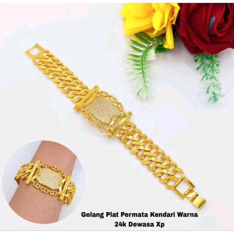 Kendari adult large plate bracelet color 24k xp new [38] January 2025 ...