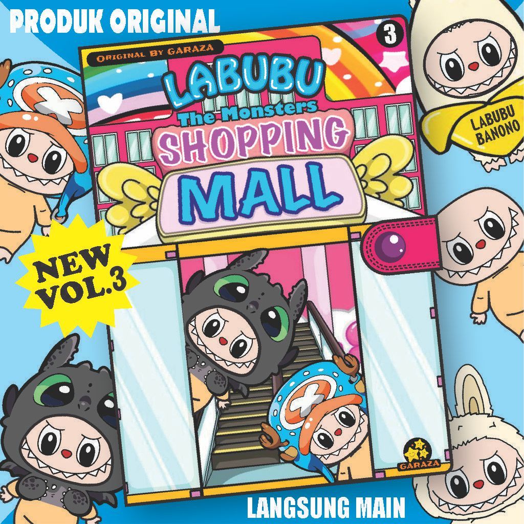 Paperdoll V.3 Labubu THE Monsters BOOK children's educational toys ...