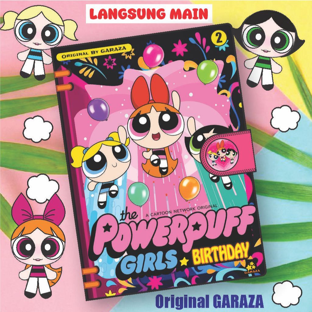 Paperdoll 2nd EDITION The Power Puff Girls BIRTHDAY CHILDREN'S ...