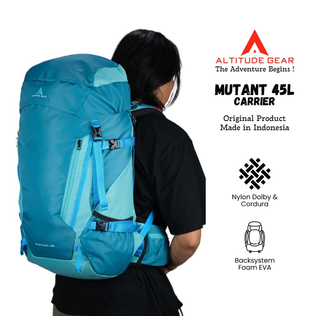Altitude gear Mutant Carrier Bag 45 L Free Raincover - Altitude gear ...
