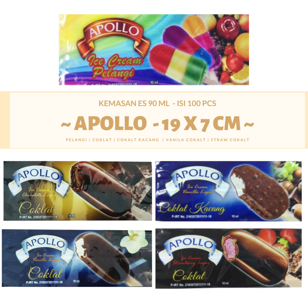 Plastic Ice Cream Stick Packaging Alaska Ice Cream Plastic Ice Loly Packaging 18x6,5 cm Ice ...