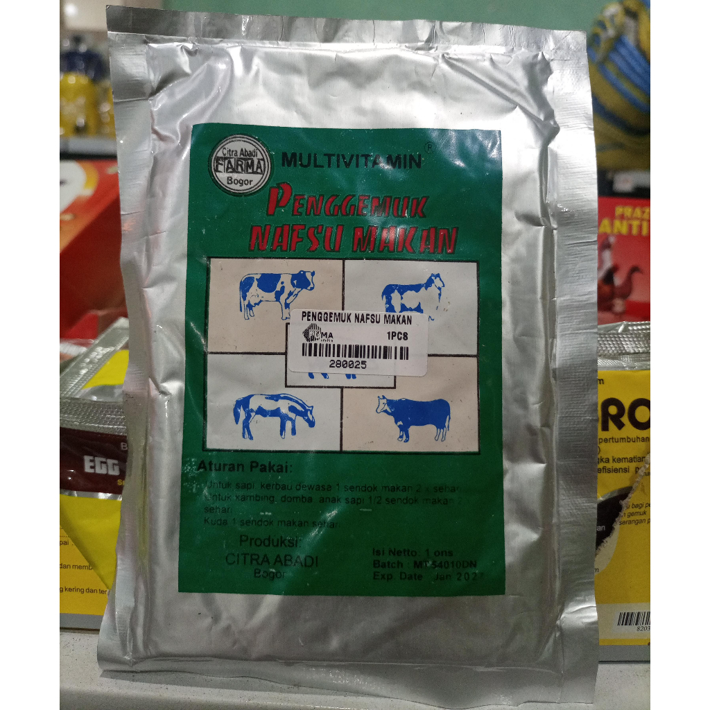 Multivitamin GREATER APPETITE ANIMAL LIVESTOCK COW GOAT BUFFALO SHEEP ...