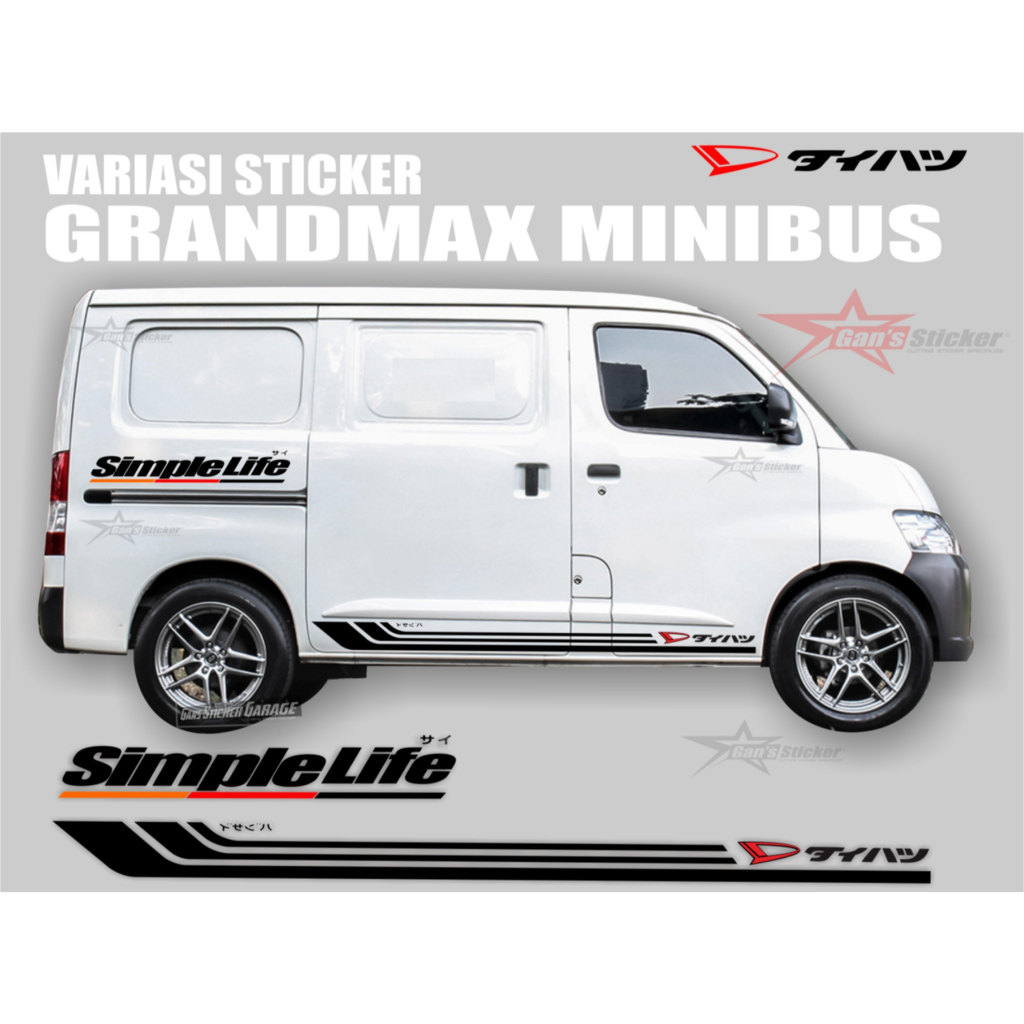Daihatsu gran max minibus sticker daihatsu luxio minibus gran max car ...