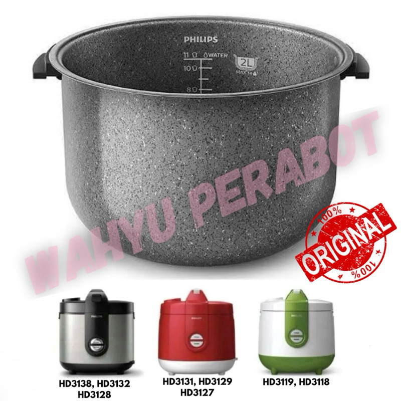 Philips Panci Magic Com 2 liter Inner Pot BAKUHANSEKI ORI 3127 3128 ...