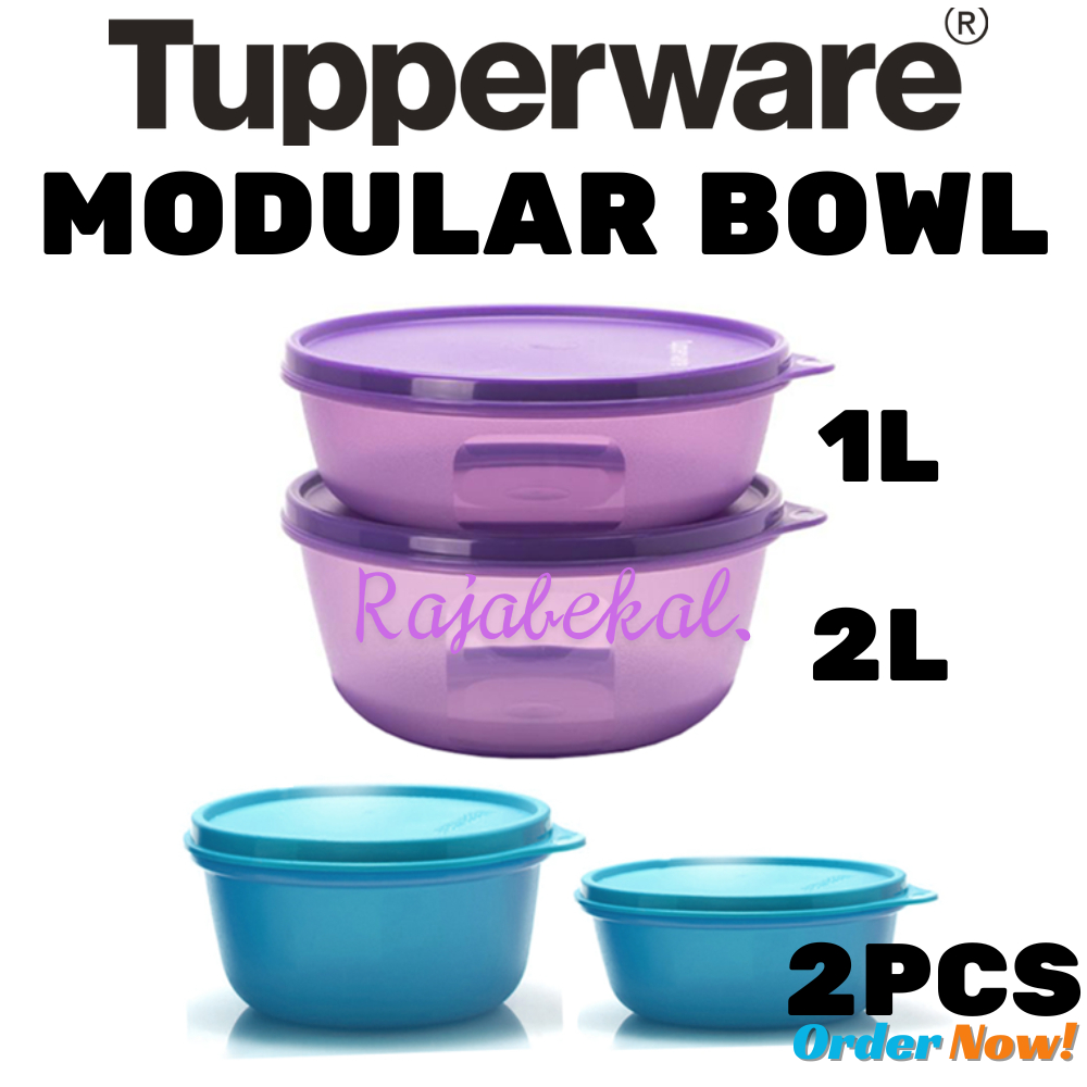 Tupperware Modular Bowl Set 2pcs | Shopee Malaysia