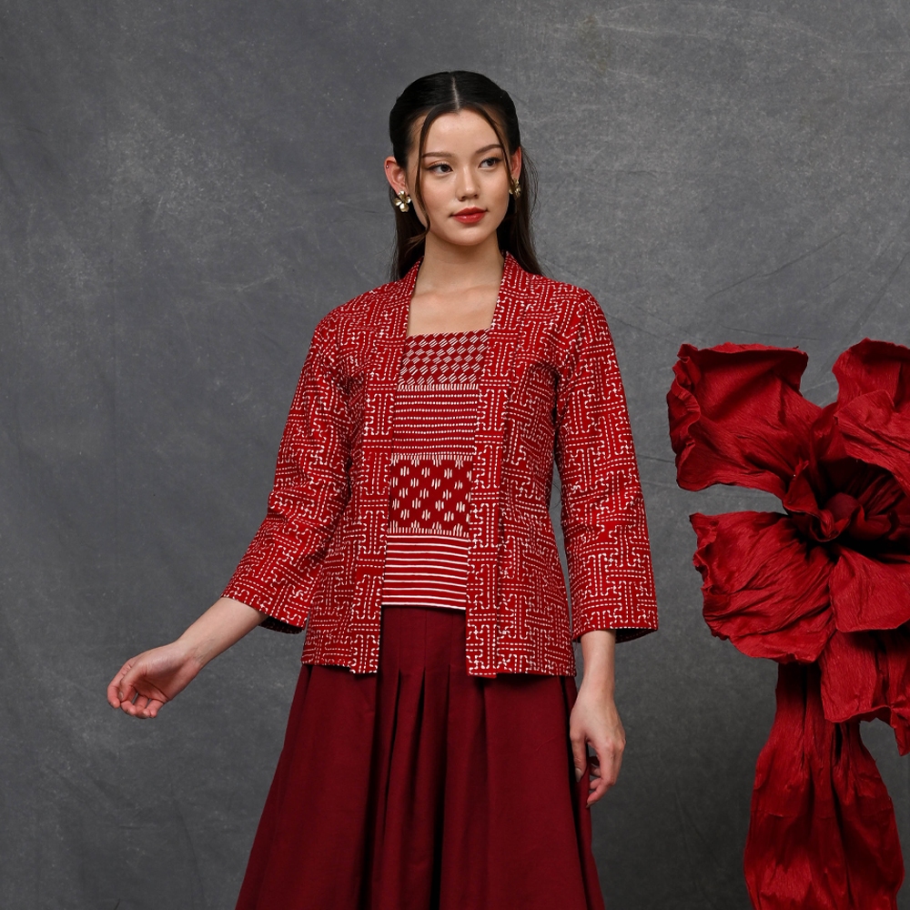 Nona RARA - kebaya Garut CNY T3747, modern women's batik kebaya blouse ...