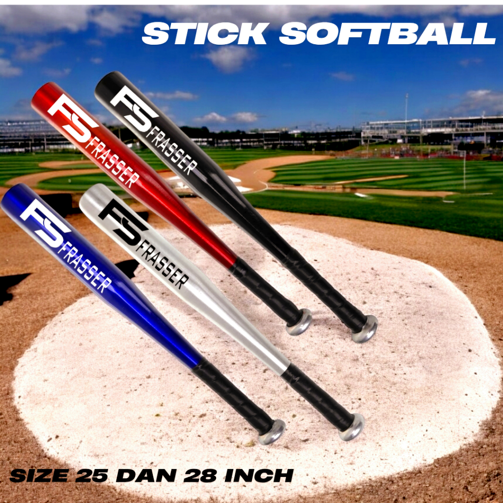 Frasser Stick Softball Baseball Bat Iron Stick Bat 25 inch | Shopee ...