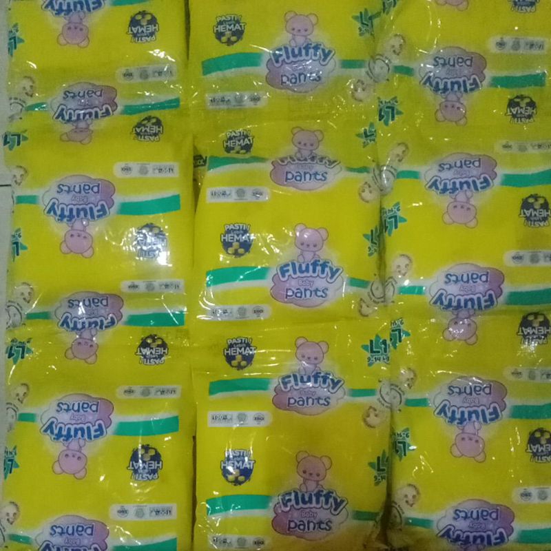 Fluffy pants packaging L | Shopee Malaysia