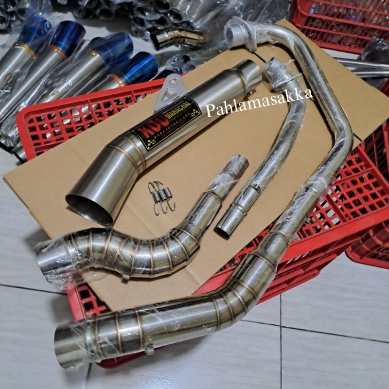 1set kou Conical open TUBE exhaust xrm 100 110 125 wave fury rs125 ...