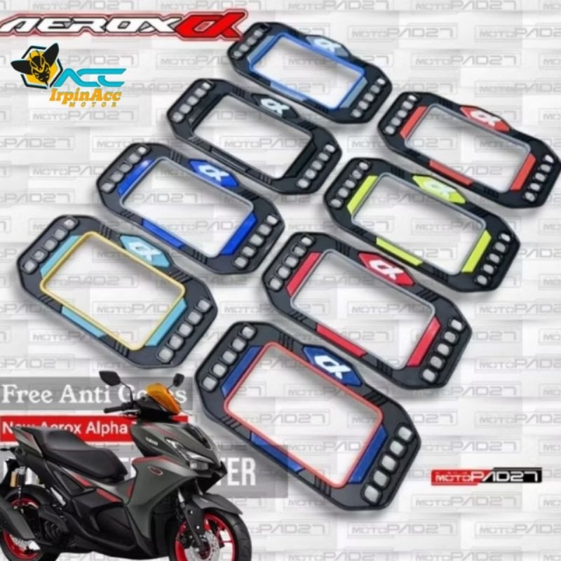 Speedometer Aerox Alpha Turbo 2025 Anti-Scratch Rubber Sticker Premium ...