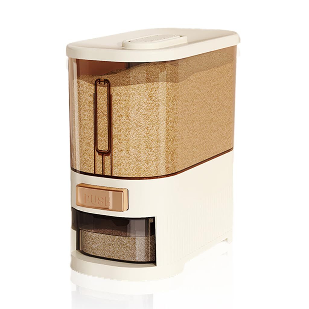 Rice Storage Container 6 kg 2 in 1 Rice Storage Container Dispenser ...