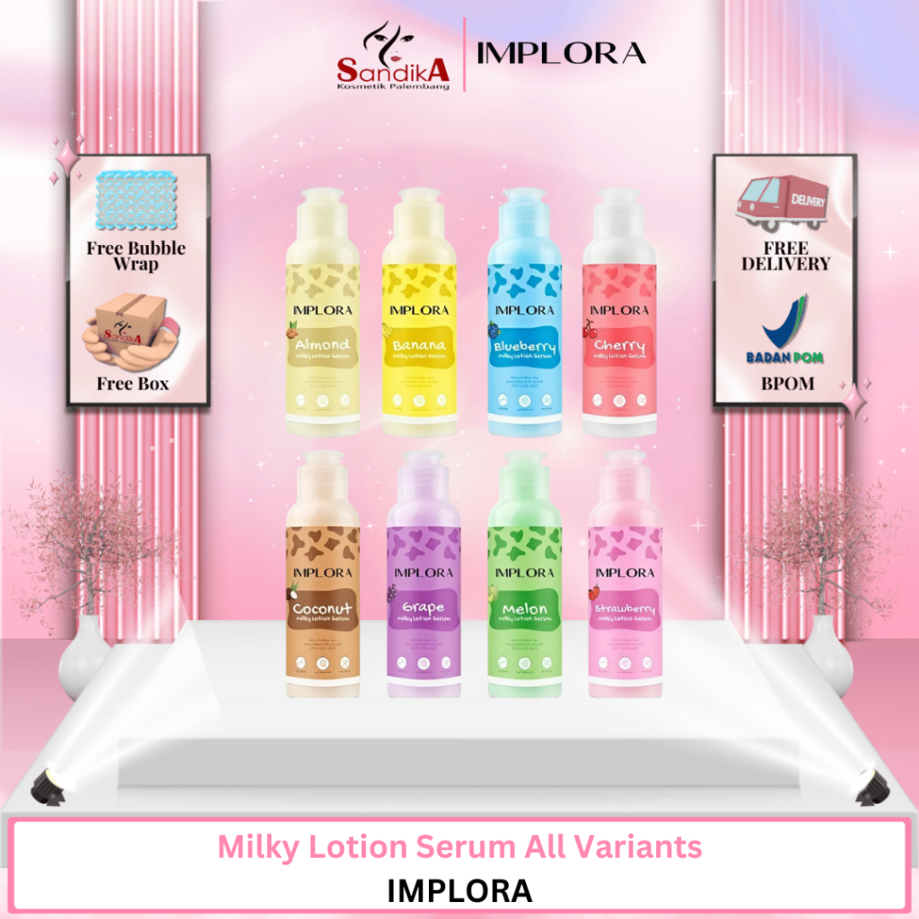 Implora MILKY LOTION SERUM ALL VARIANTS | Shopee Malaysia