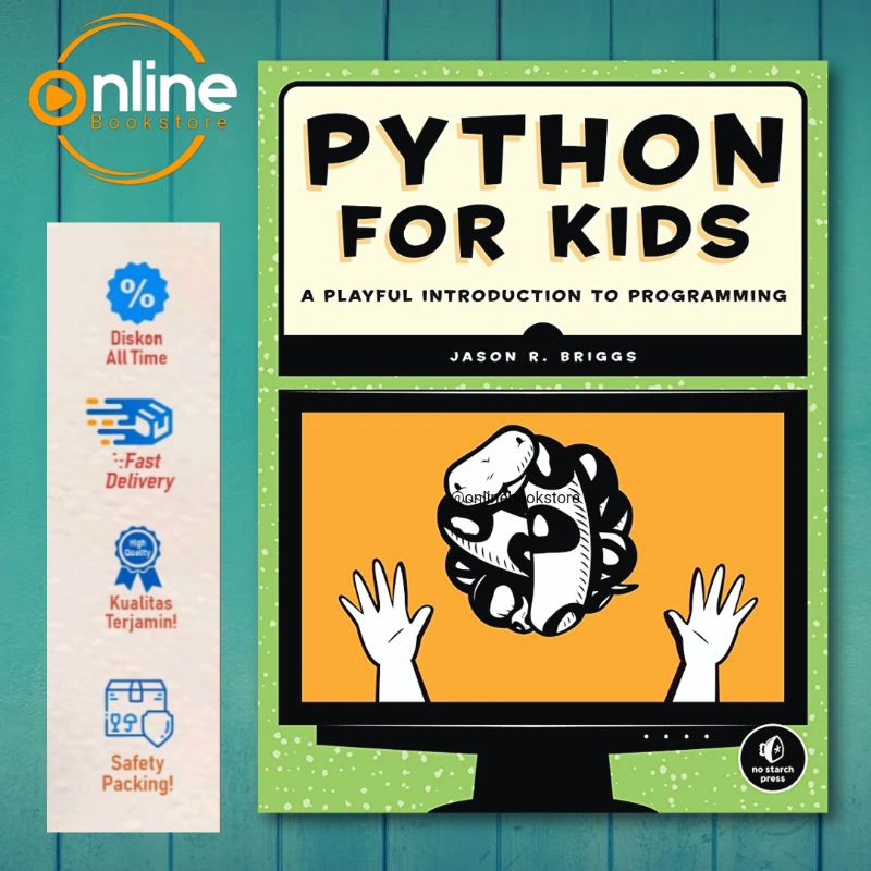 Hard Cover: Python For Kids - A Playful Introduction To Programming - Jason R. Briggs (English ...
