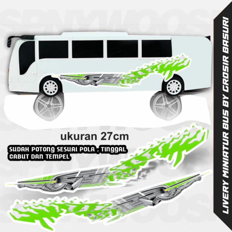 {CODE 024 } LIVERY STICKER MINIATURE BUS FAST AND FURIOUS LIMITED EDITION ORIGINAL | Shopee Malaysia