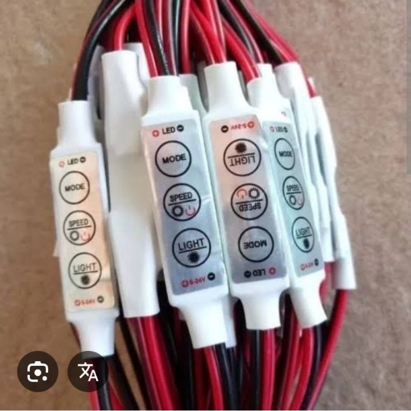TOMBOL Mini Controller Single Color 5V-24V (Flashing Button) | Shopee ...