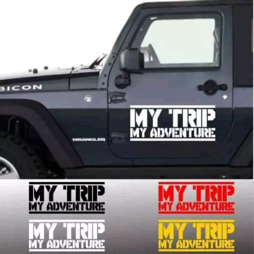 Universal my trip off-road car side body Sticker cutting Sticker ...