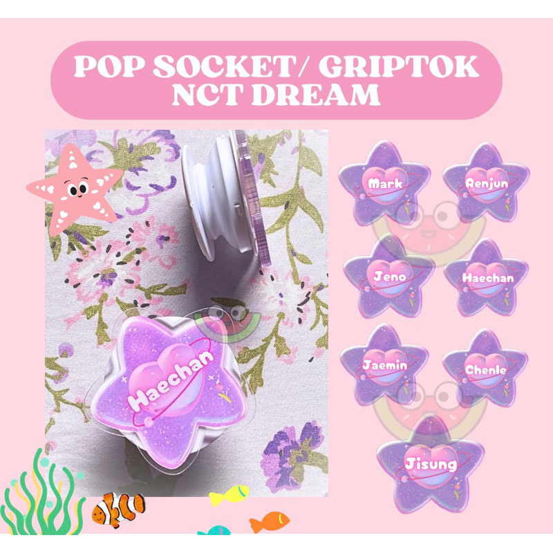 Griptok POPSOCKET NCT DREAM 127 WAYV WISH CUTE STARS JOHNNY TAEYONG ...