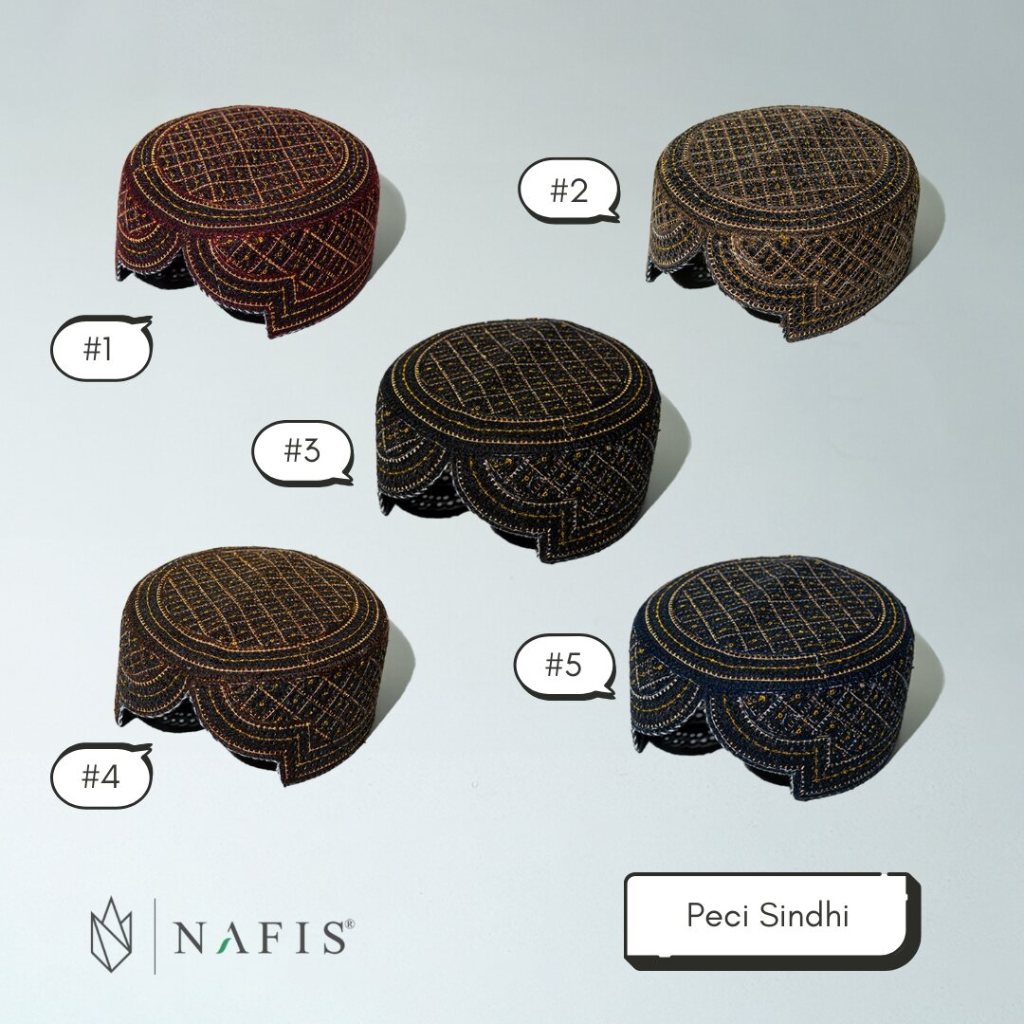 Original Pakistani Sindhi Peci/Hat (Imported) size 54-55 cm | Shopee ...