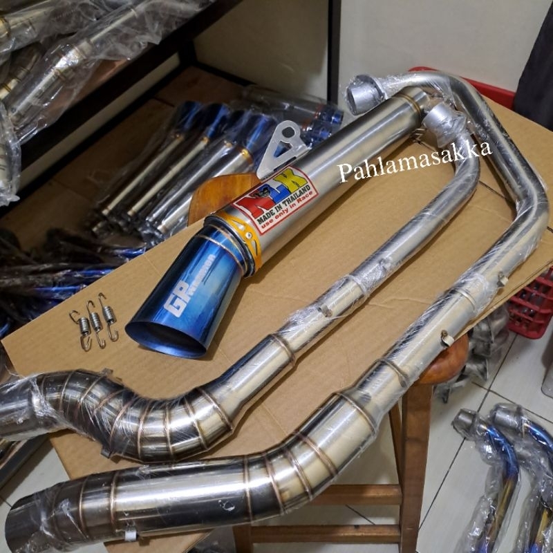 1set NLK Conical open spec exhaust Rusi_TC125 150 175skygo bajaj ct tmx ...