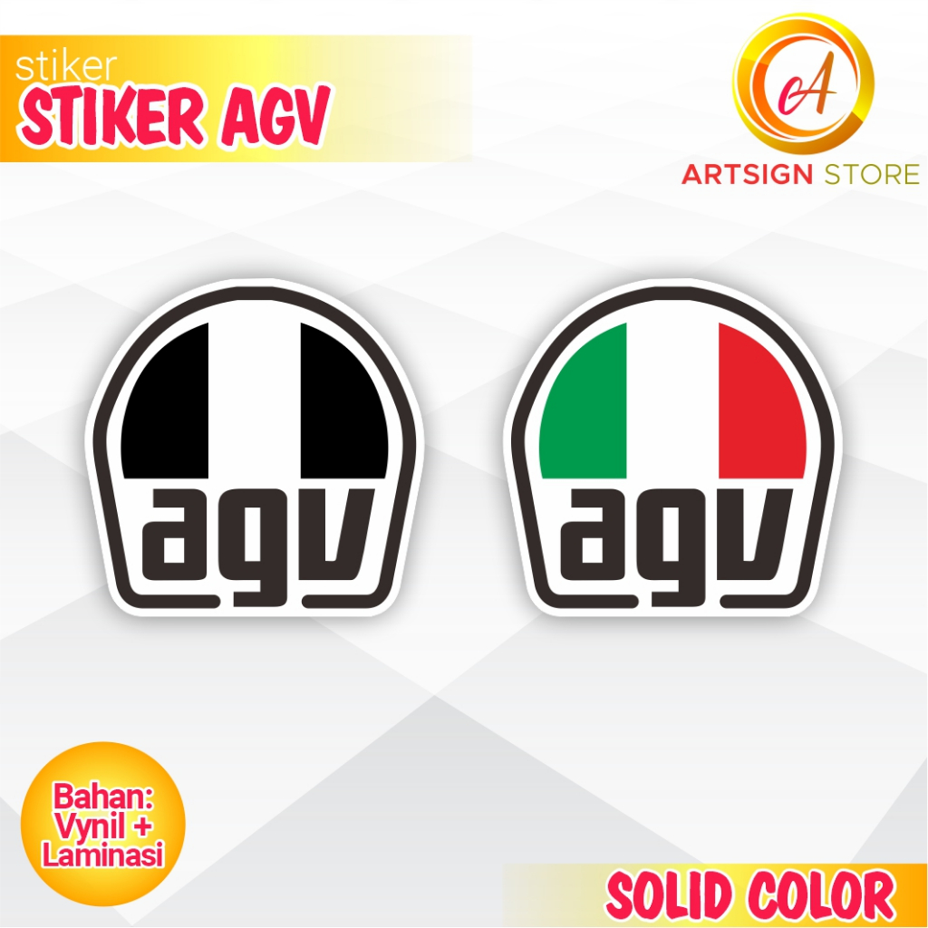 Agv Sticker AGV Sticker has been cut on AGV Sticker | Shopee Malaysia