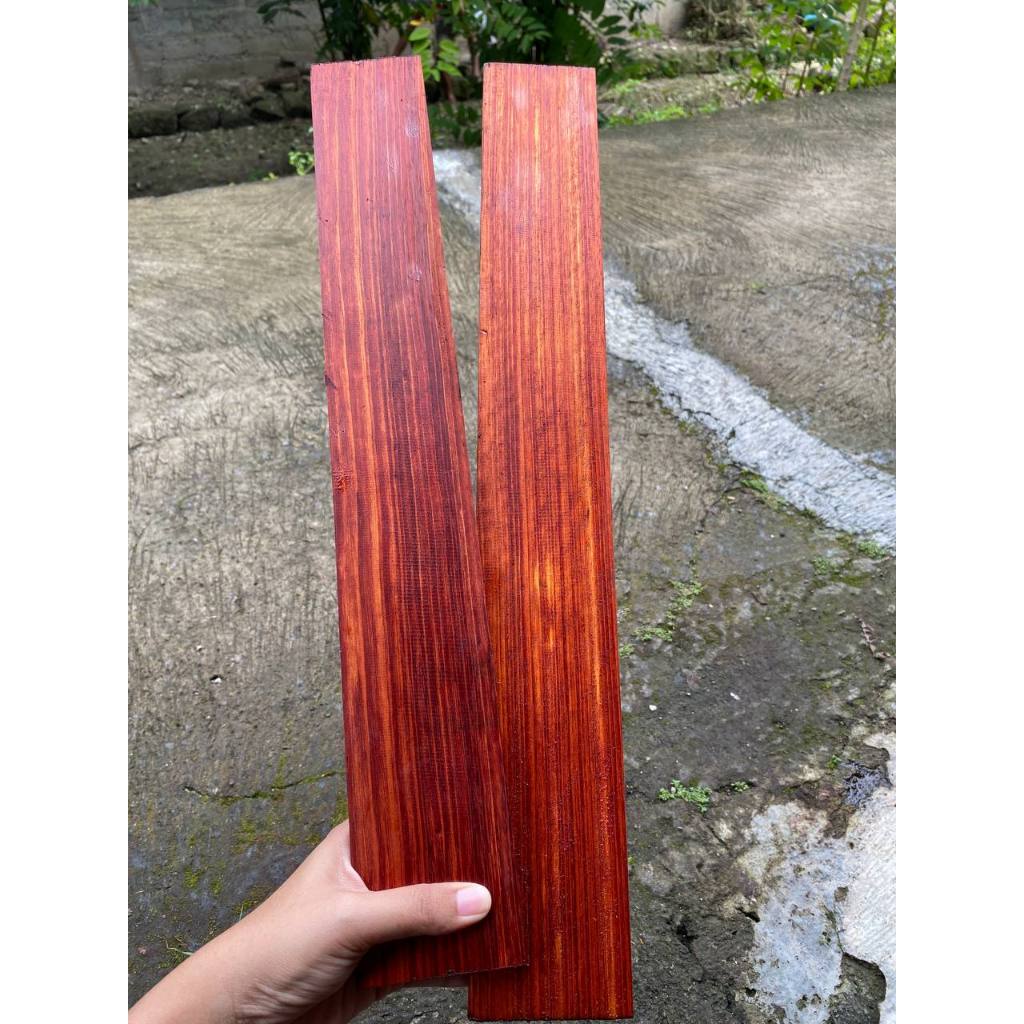 MERAH Custom size of original red low wood boards and blocks | Shopee ...