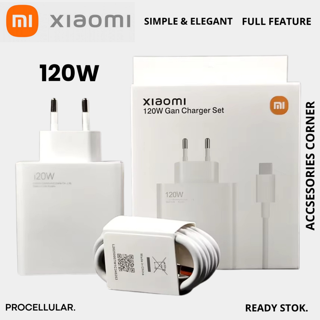Xiaomi Charger 120W HyperCharge 12 Pro 11T Pro Poco F4 GT Original ...