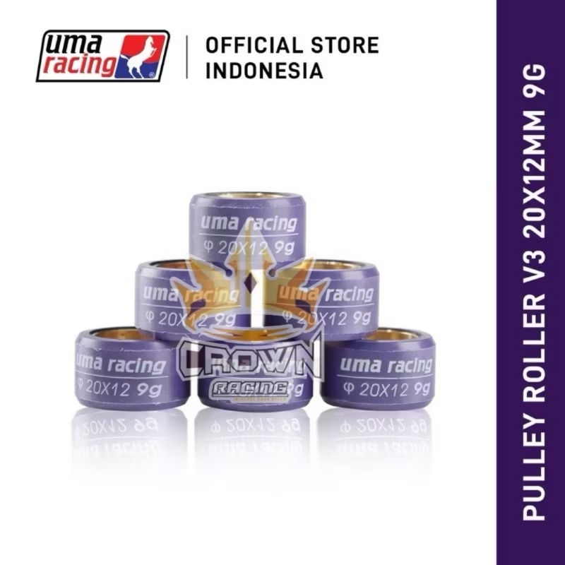 Roller Uma Racing V3 Yamaha Aerox 155 / Nmax 155 / Lexi / M3 ZS / Fino ...