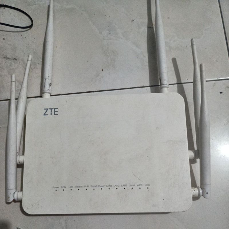 Zte F670 Premium antenna 6 minus Lan off FO normal | Shopee Malaysia
