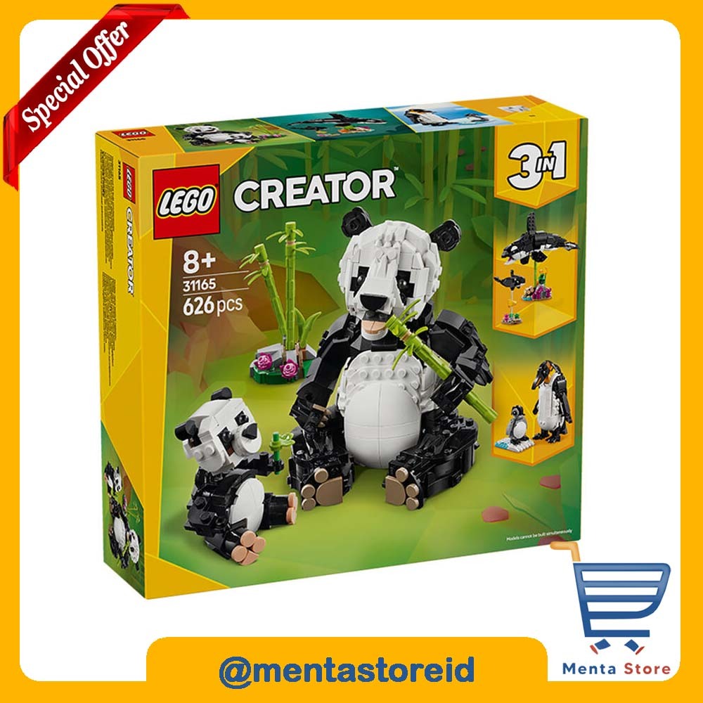 Lego Creator 31165 Wild Animals Panda Family | Shopee Malaysia