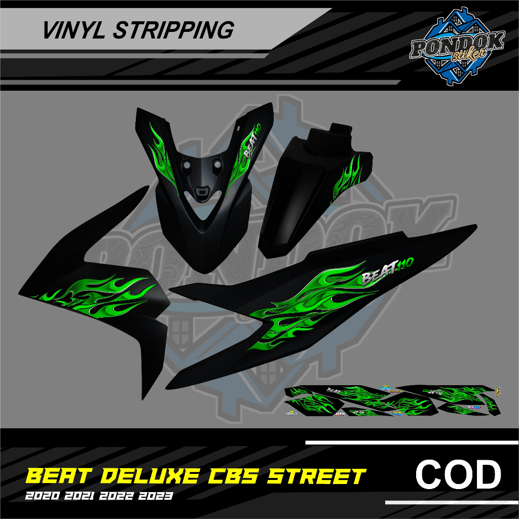 Simple STRIPPING FOR HONDA BEAT DELUXE CBS STREET 2020 2021 2022 2023 ...