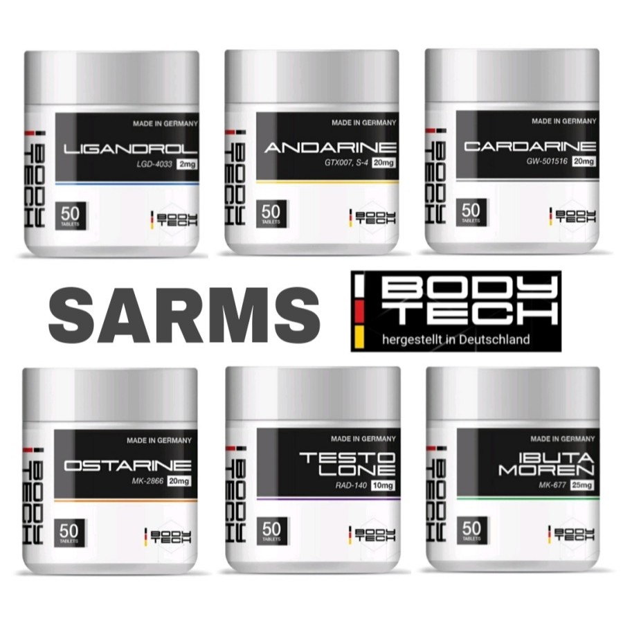 Sarms Bodytech SARM Body Ligandrol Ostarine Cardarine Andarine S4 Testo ...