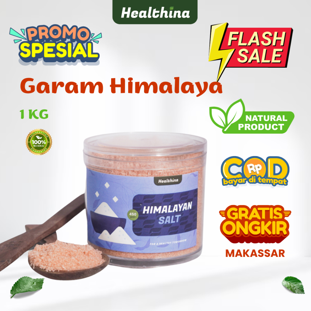 Himalayan Salt/Original Premium Pink Salt/Flavoring/ | Shopee Malaysia