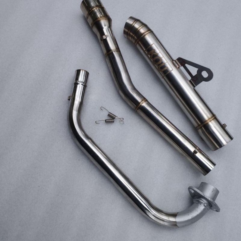 Super Open kou pipe canister big elbow euro rusi tc125 tc150 DL150 ...