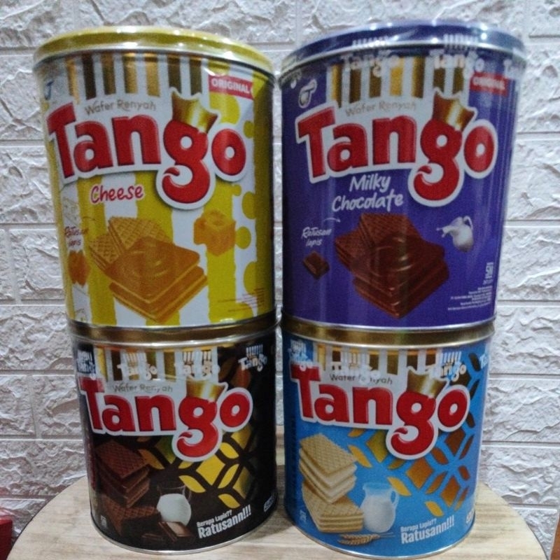New Tango Wafer in canned packaging, available in 4 flavor variants ...
