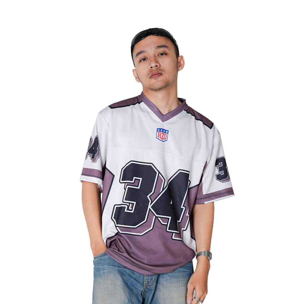 Rzq / 34 / Number Series / Jersey / Streetwear / Oversize / Music ...