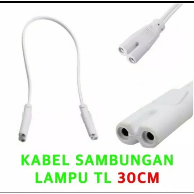 Tl Lamp Connection Cable Connector Connector 30 Cm T8 | Shopee Malaysia