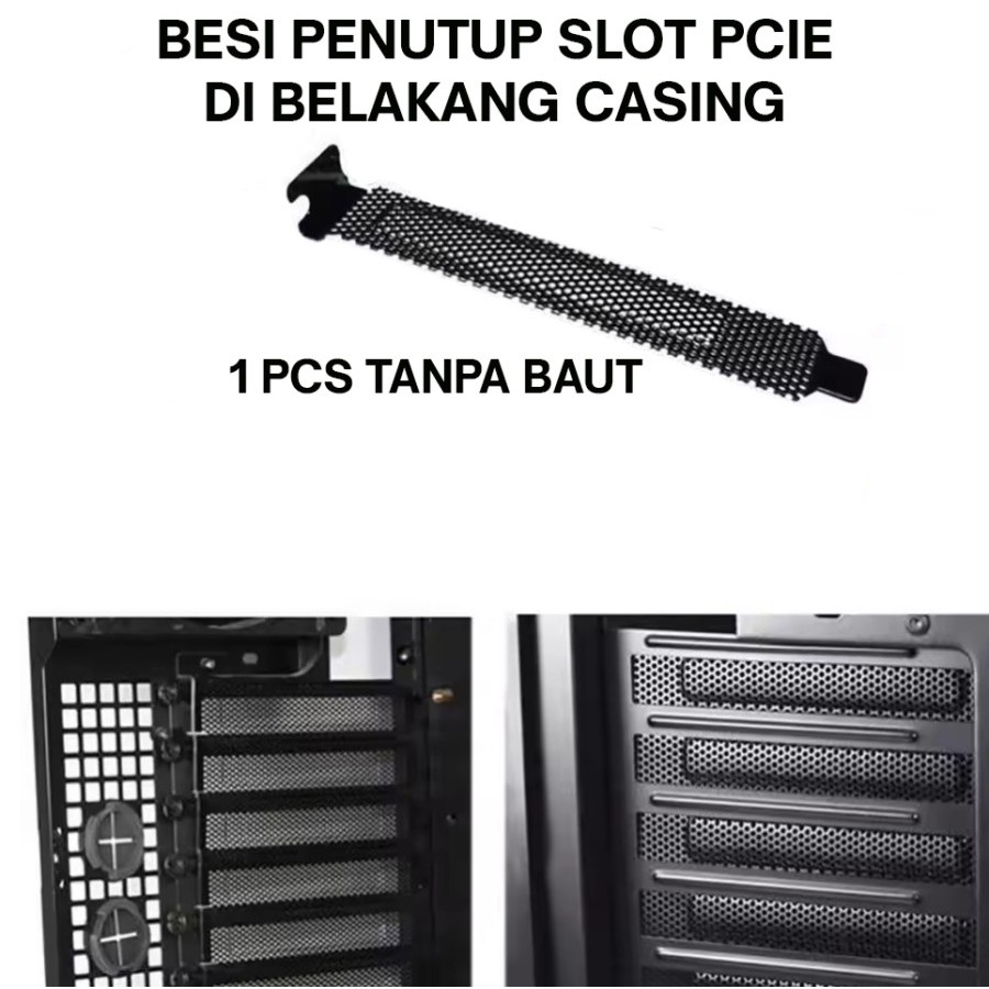Pcie SLOT COVER REAR CASING COVER PC CASE PCI FILTER DUST METAL ...