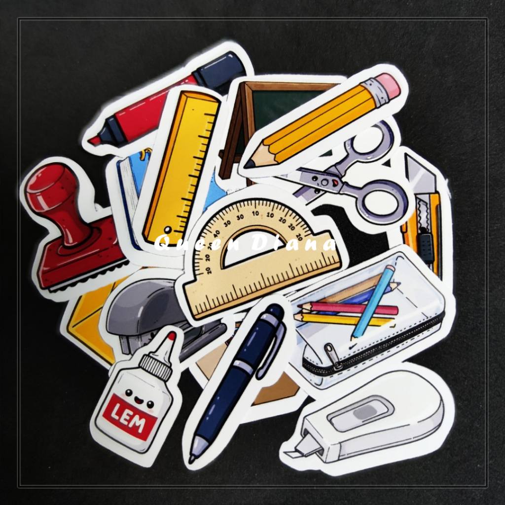 Stationery stickers, glossy paper stickers, pictures of various unique ...