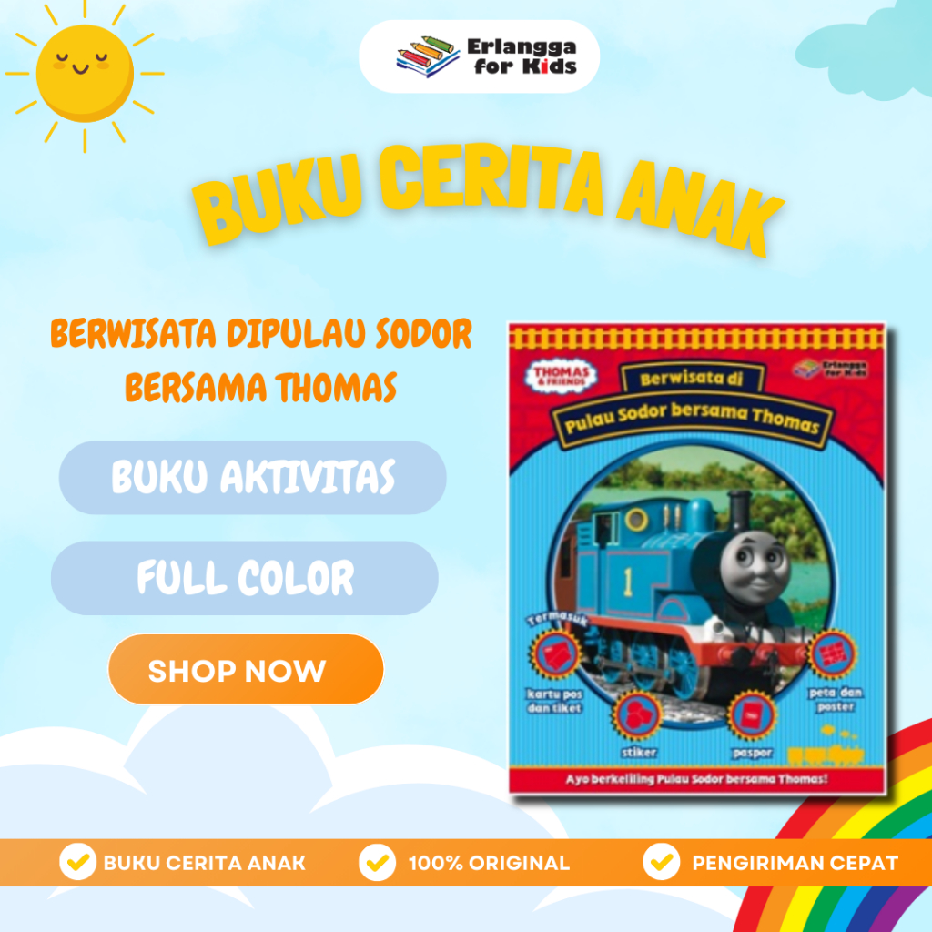 [Erlangga Official] Children's Story Book: Tourism on the Island of ...