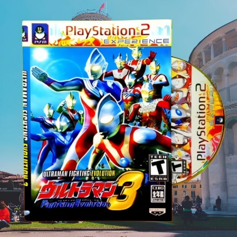 Playstation 2 Game Ultraman Fighting Evolution 3 Cassette - Ps2 Game ...