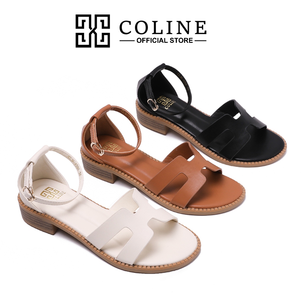 COLINE CLN-1986 Women's Chunky Heels Sandals / Women's Heeled Sandals ...