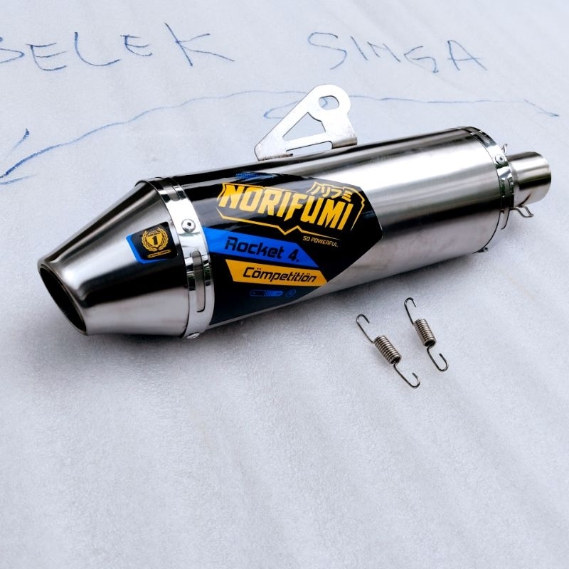 Exhaust NORIFUMI EKZOS Muffler Canister 38MM for KLX 150 /140 CRF 150 ...