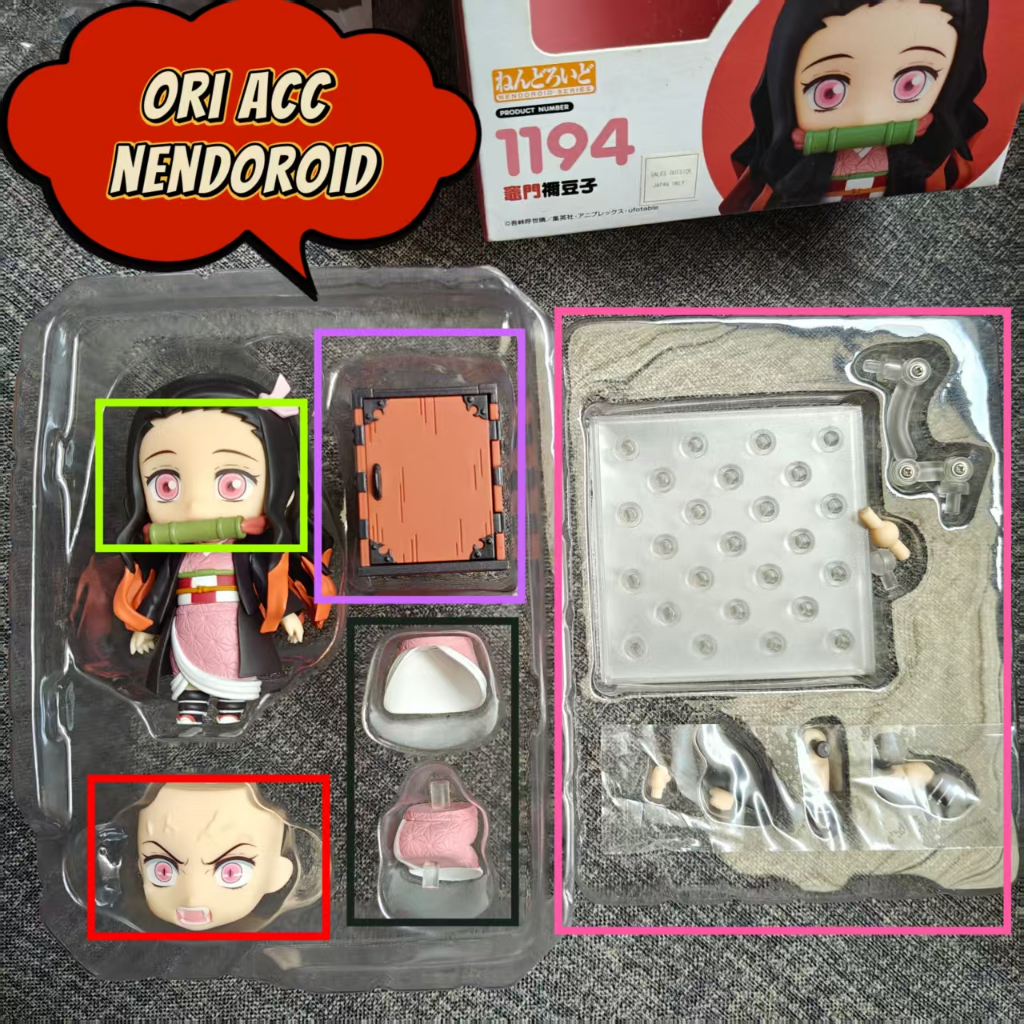 Nendoroid Original Accessories For Kamado Nezuko 1194 Demon Slayer ...