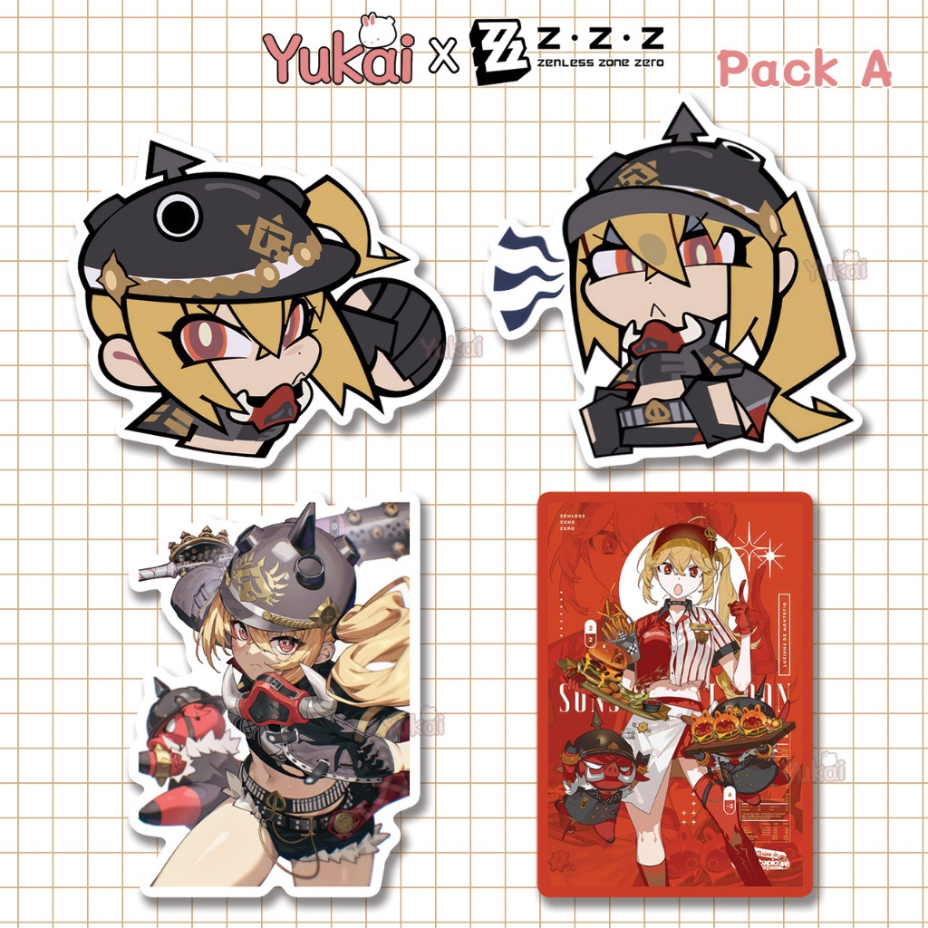 Lucy Zenless Zone Zero (ZZ) Premium Stickers - Waterproof Anime Sticker ...