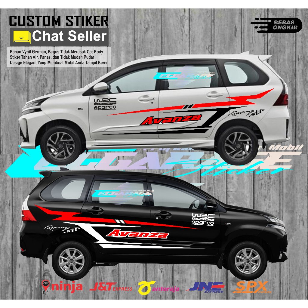 Avanza car sticker list toyota avanza car sticker avanza sports new car ...
