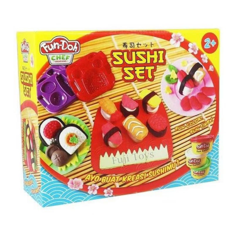 Fundoh sushi play Doh educational toy set | Shopee Malaysia
