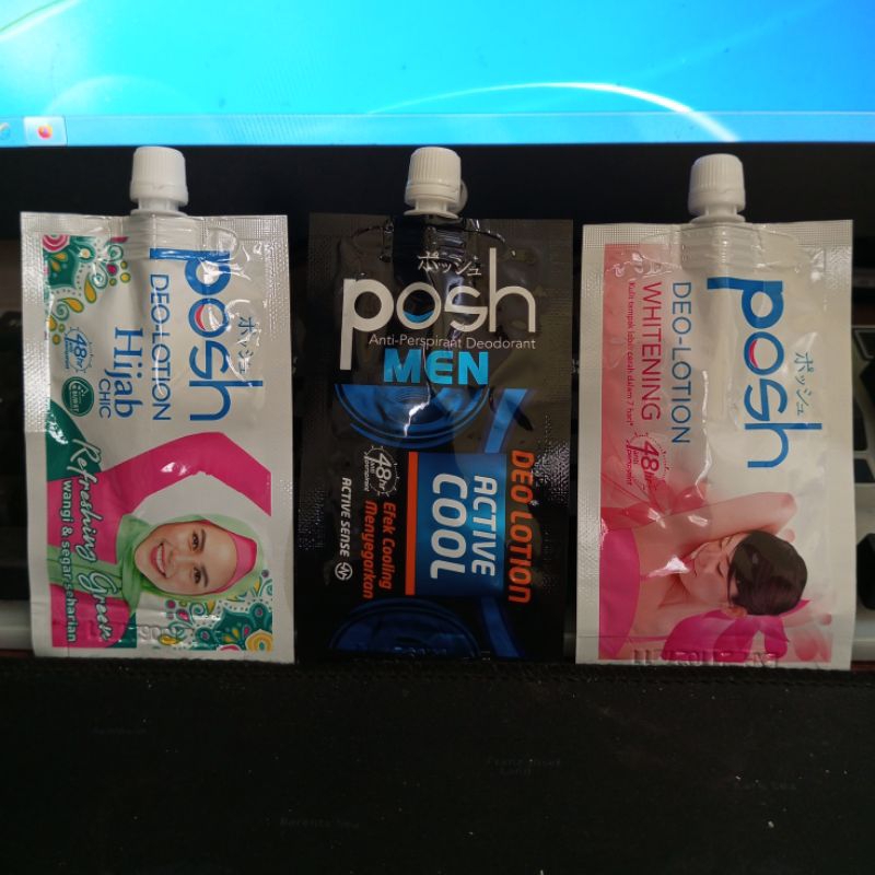 Posh DEO-LOTION SACHET All Variants per SACHET | Shopee Malaysia