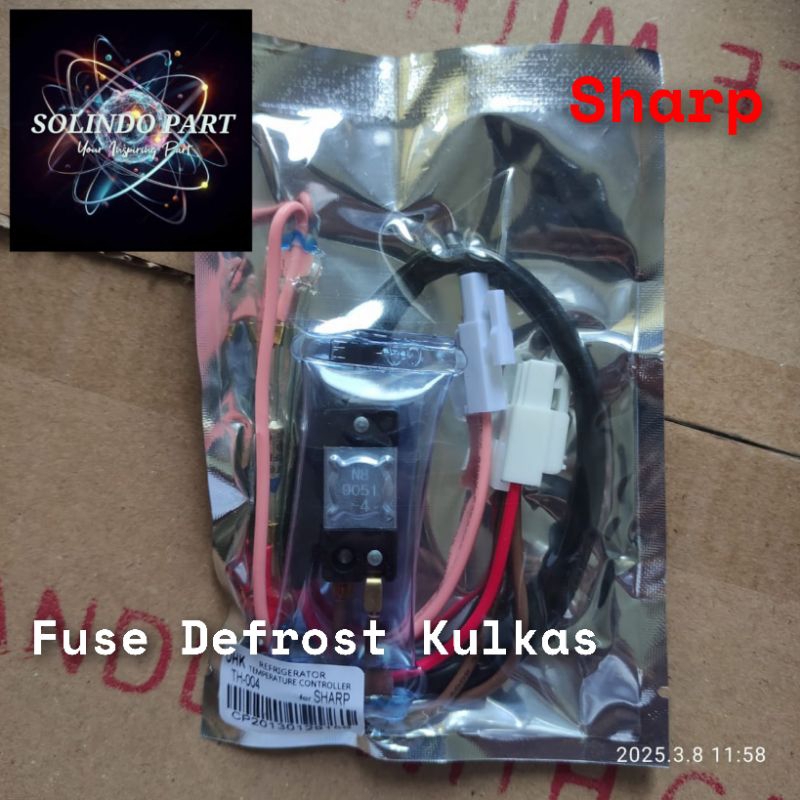 Sharp Two-Door Double Refrigerator Defrost Fuse Hot and Cold | Shopee ...