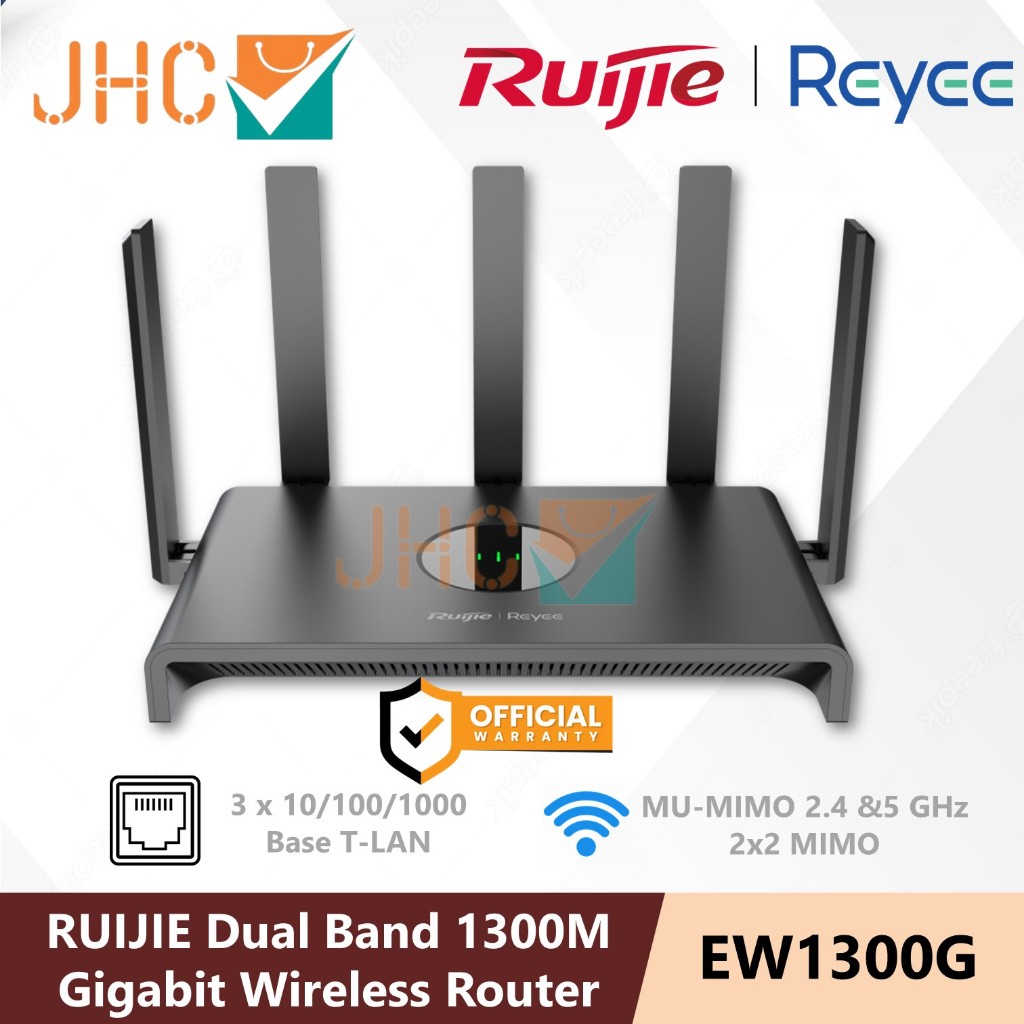 Ruijie RG-EW1300G 1300M Dual band Gigabit Wireless Router | Shopee Malaysia