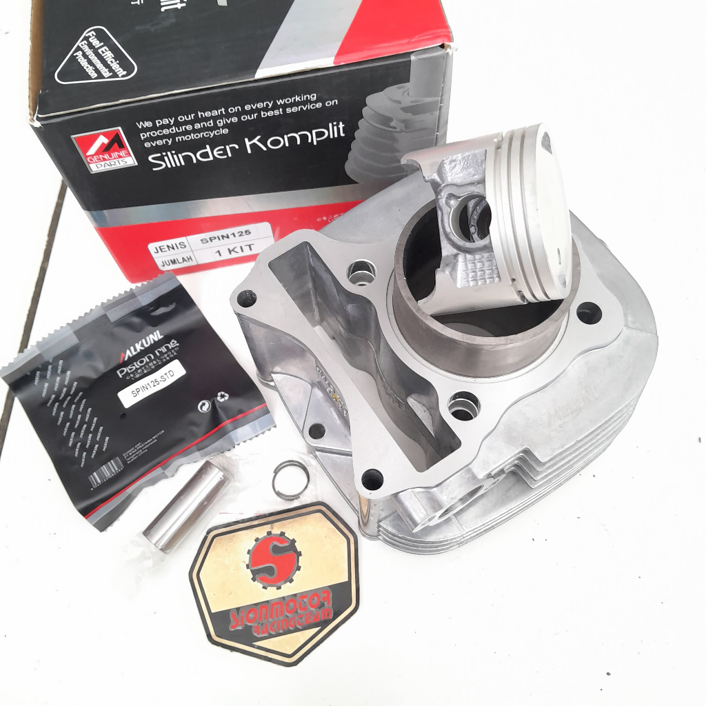 Piston Block Package / Cylinder Assy / Piston Block Kit Suzuki Spin 125 ...